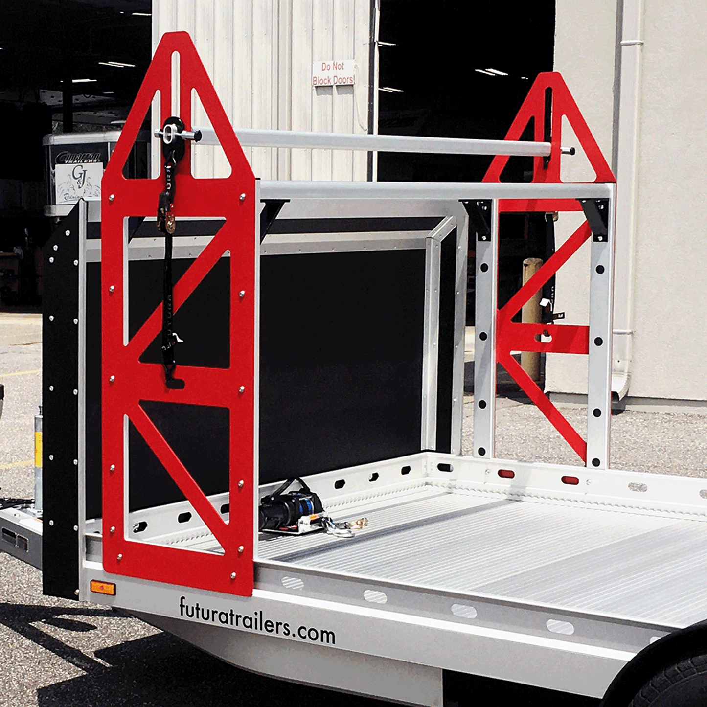 Futura Trailers Lockable Tyre Rack – Futura Trailers Limited AU
